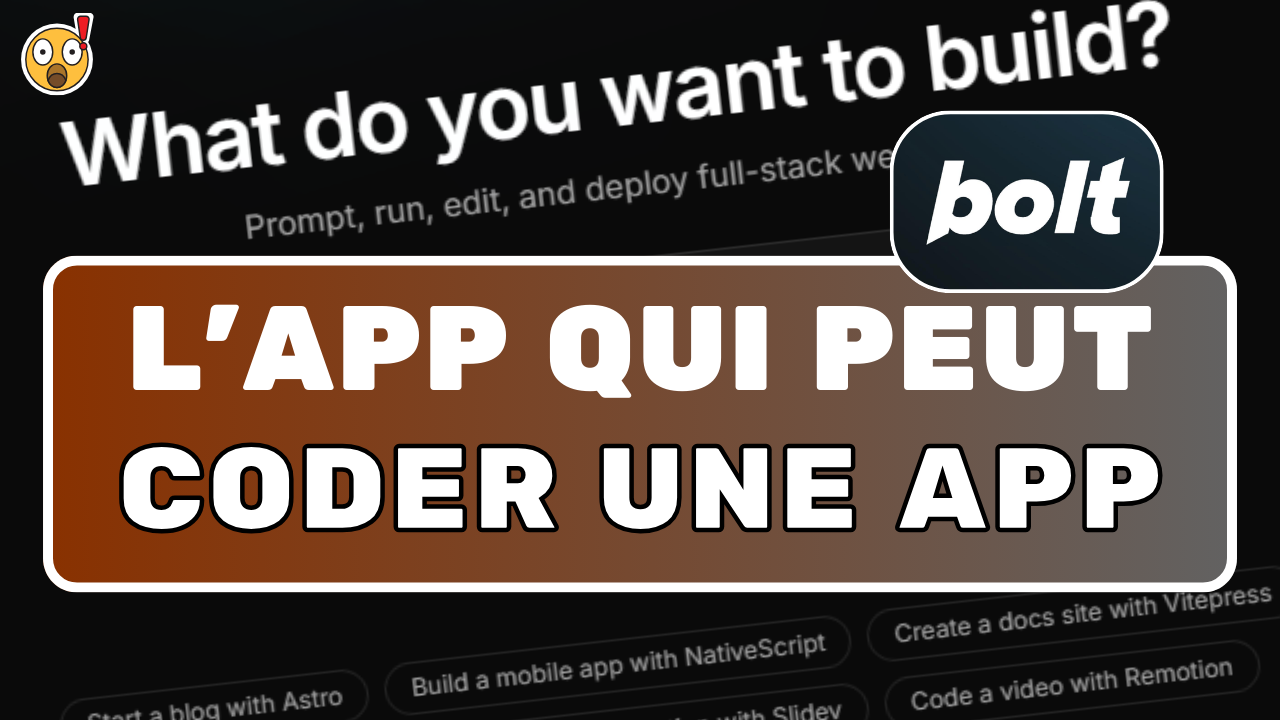 Créer Une Application Sans Coder Avec Boltnew